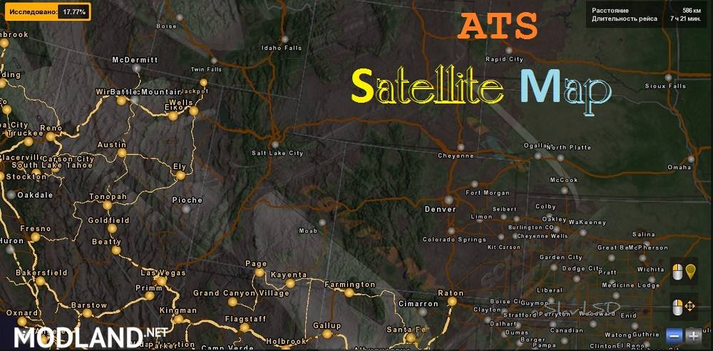 ATS Satellite map v 1.0 - ATS