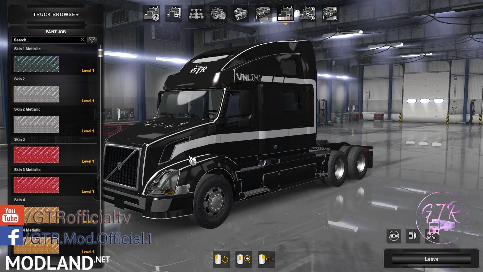 Skin Pack for Volvo VNL and Standard Trailers - ATS