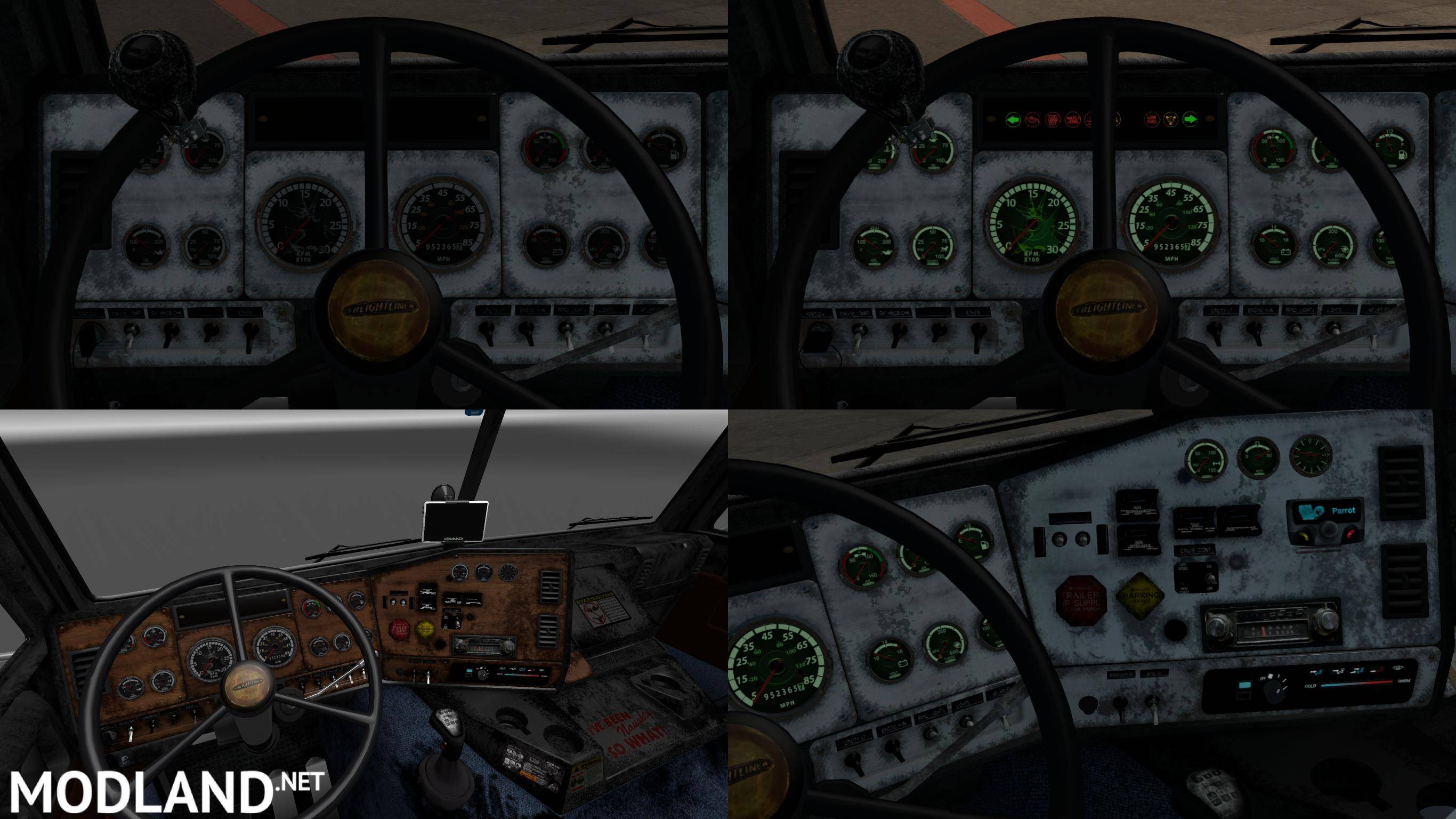 Dirty Skins Pack for Freightliner FLB ATS - ATS