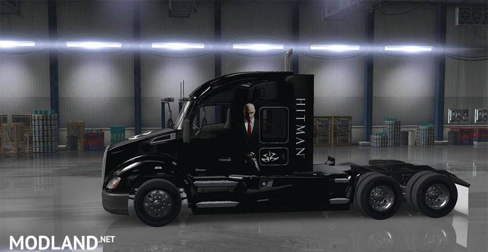 Kenworth T680 Hitman Mid Roof Sleeper - ATS