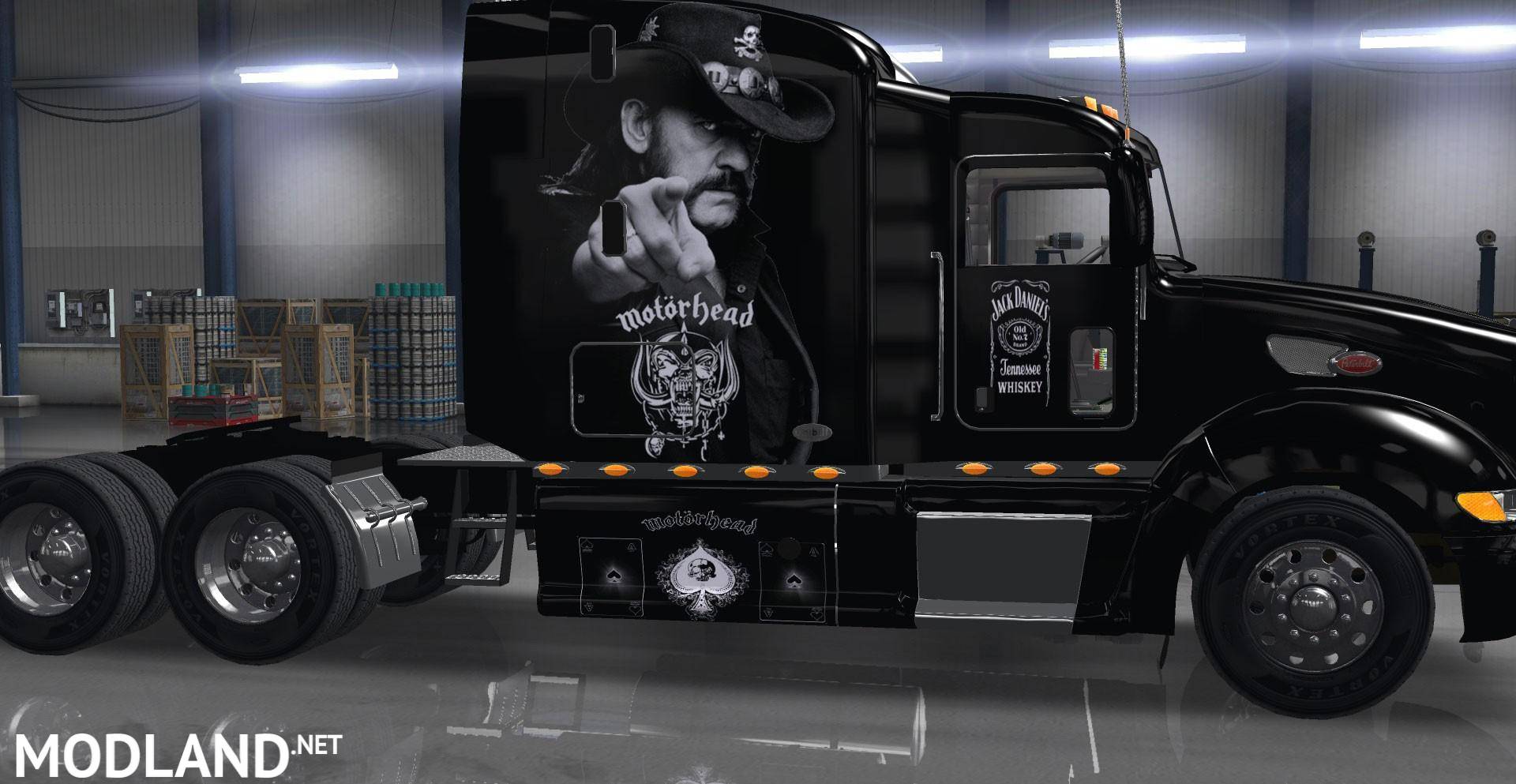 Peterbilt 386 Motorhead Skin - ATS