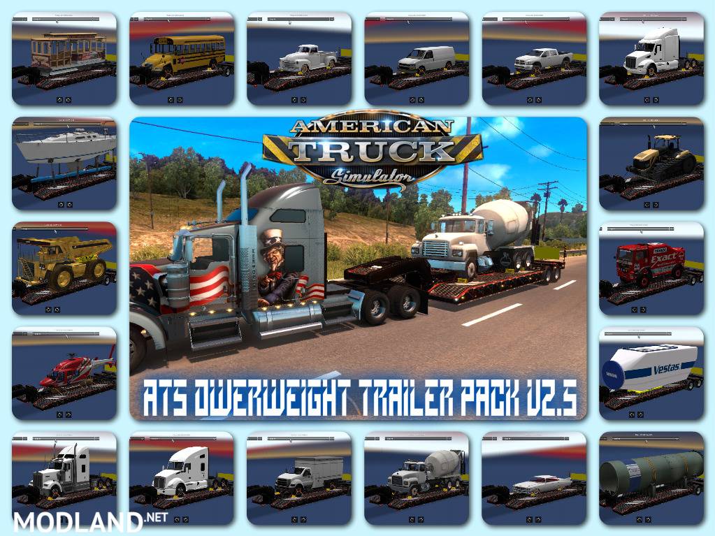 Overweight trailer pack v2.5 - ATS