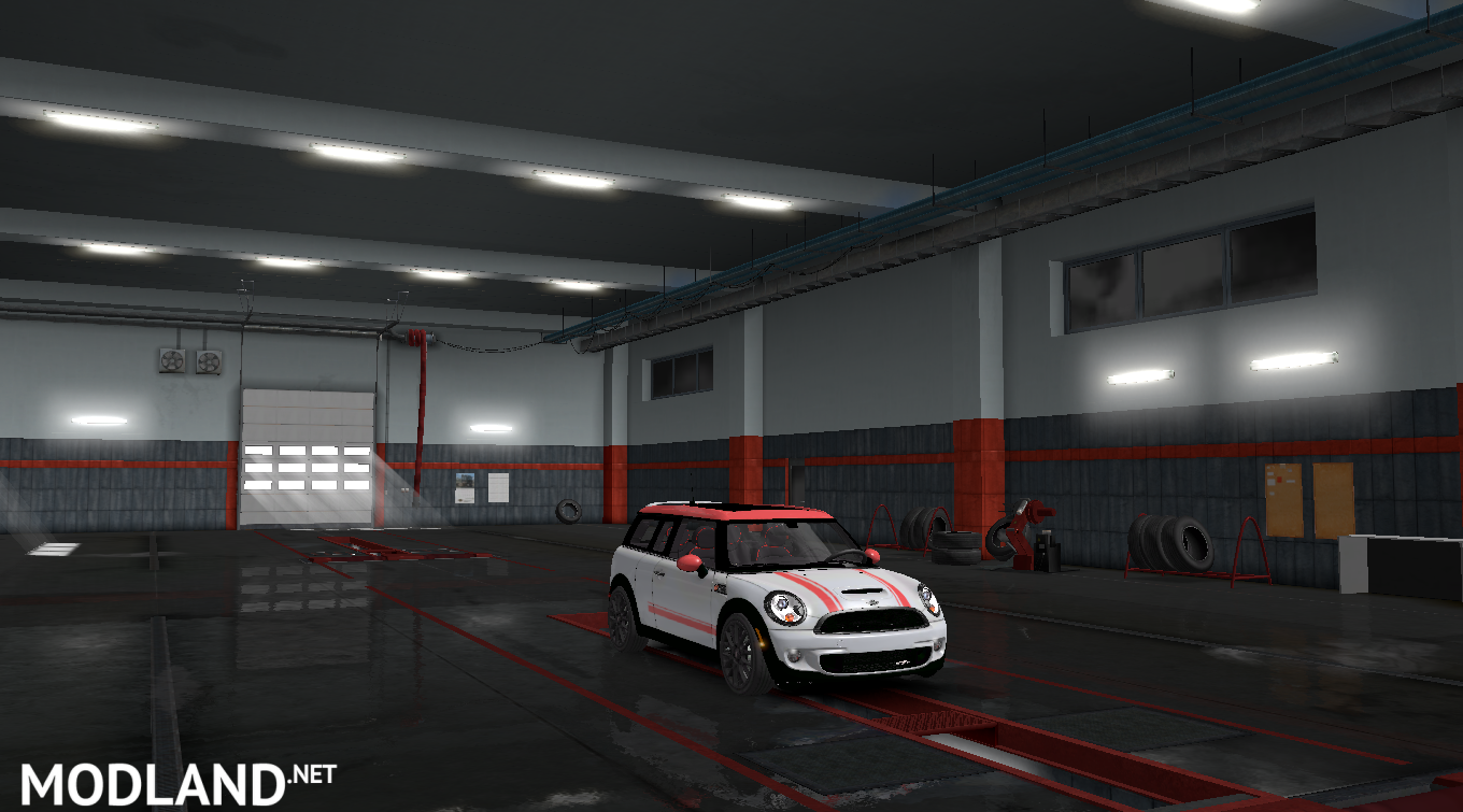 MINI CLUBMAN JOHNNY COOPER WORKS SKIN - ETS 2