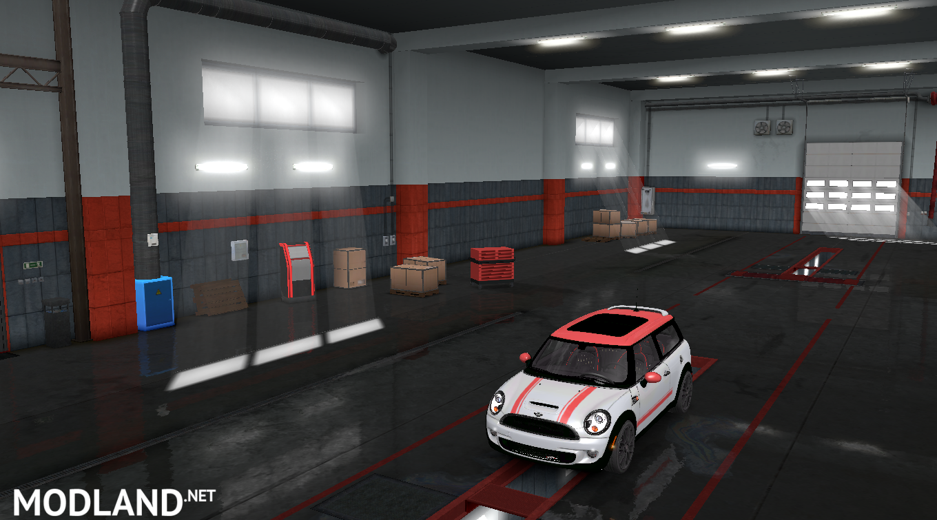 MINI CLUBMAN JOHNNY COOPER WORKS SKIN - ETS 2