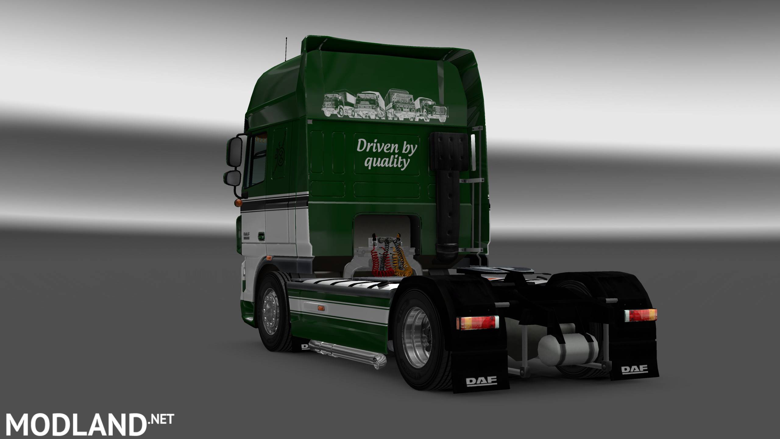 DAF XF 105 Interior/Exterior Rework mod ver. 1.1 (50k DAF ready) - ETS 2
