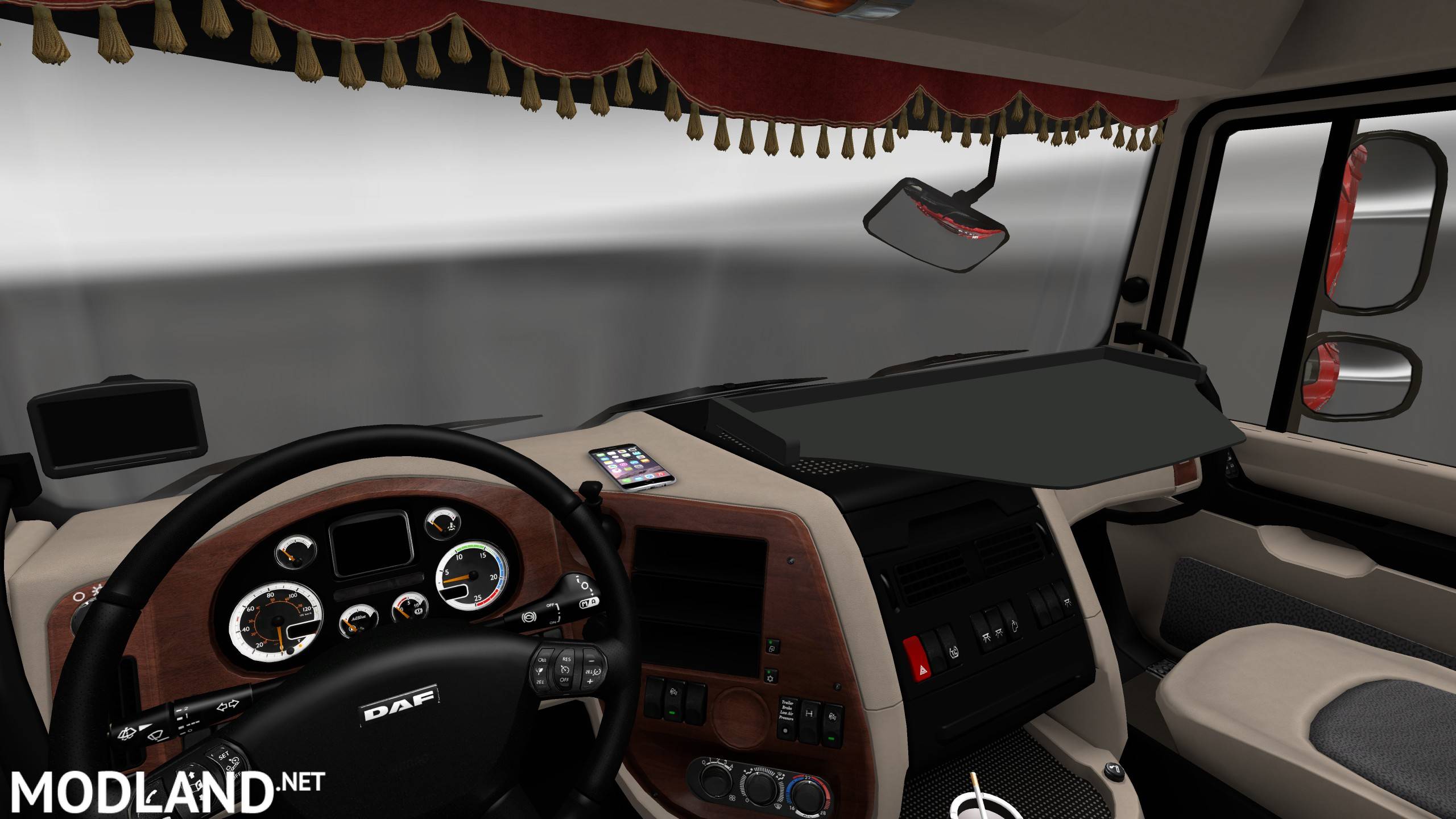 DAF XF 105 Interior/Exterior Rework mod ver. 1.1 (50k DAF ready) - ETS 2