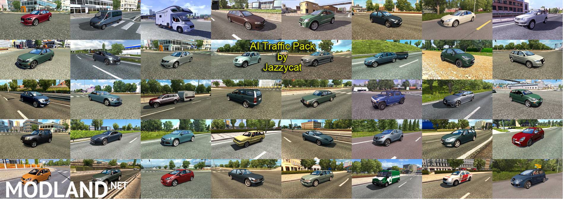 AI Traffic Pack by Jazzycat v6.5 - ETS 2
