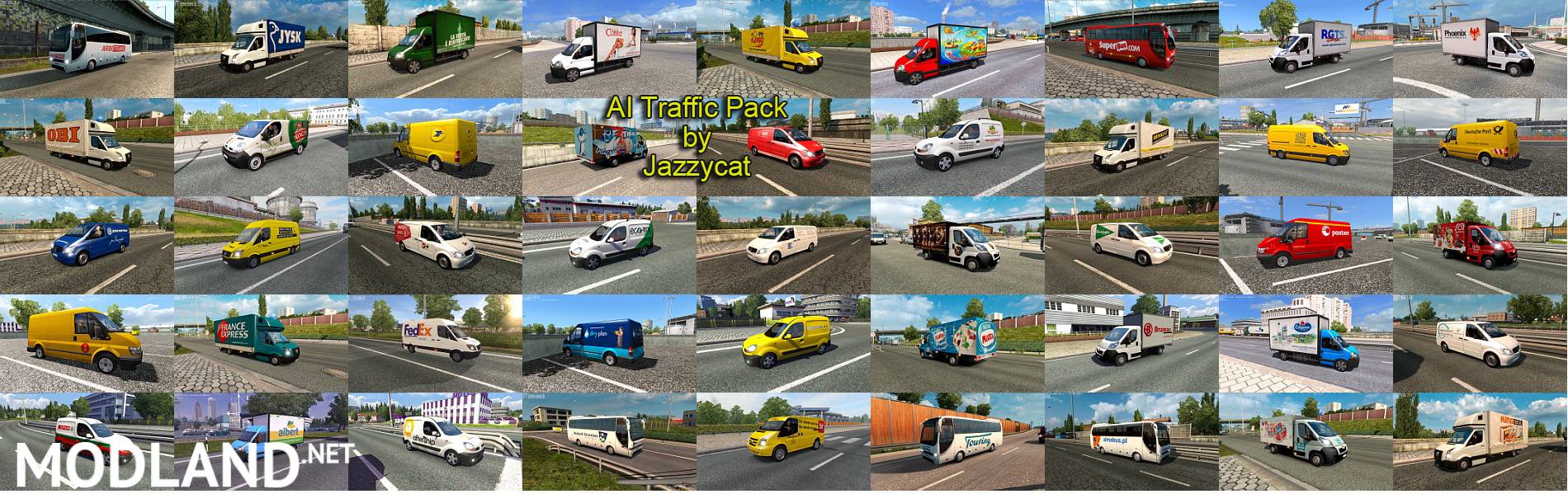 AI Traffic Pack by Jazzycat v5.3 - ETS 2