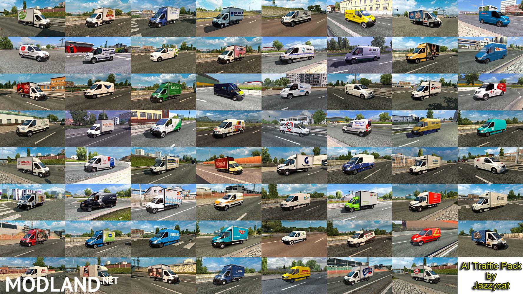 AI Traffic Pack by Jazzycat v 8.0 - ETS 2