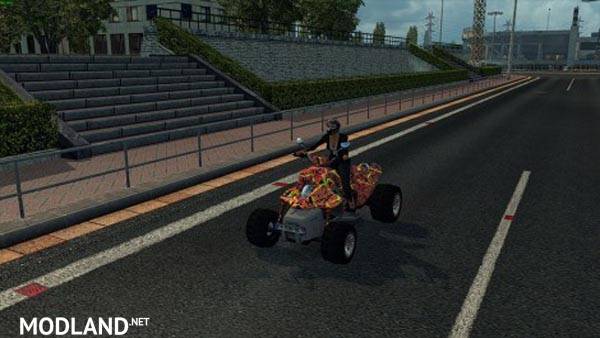 Quad Bike in Traffic - ETS 2