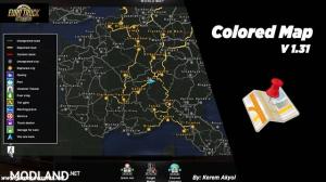 Colored Map - ETS 2