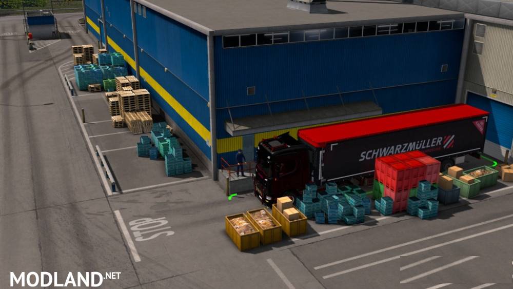 The New unloading Zone Schumi 1.26 - ETS 2