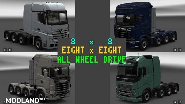 8x8 All Wheel Drive [1.27.2.4] - ETS 2
