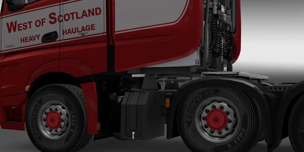 Hub Reduction Axle Cap by KCl v 2.5.2 - ETS 2