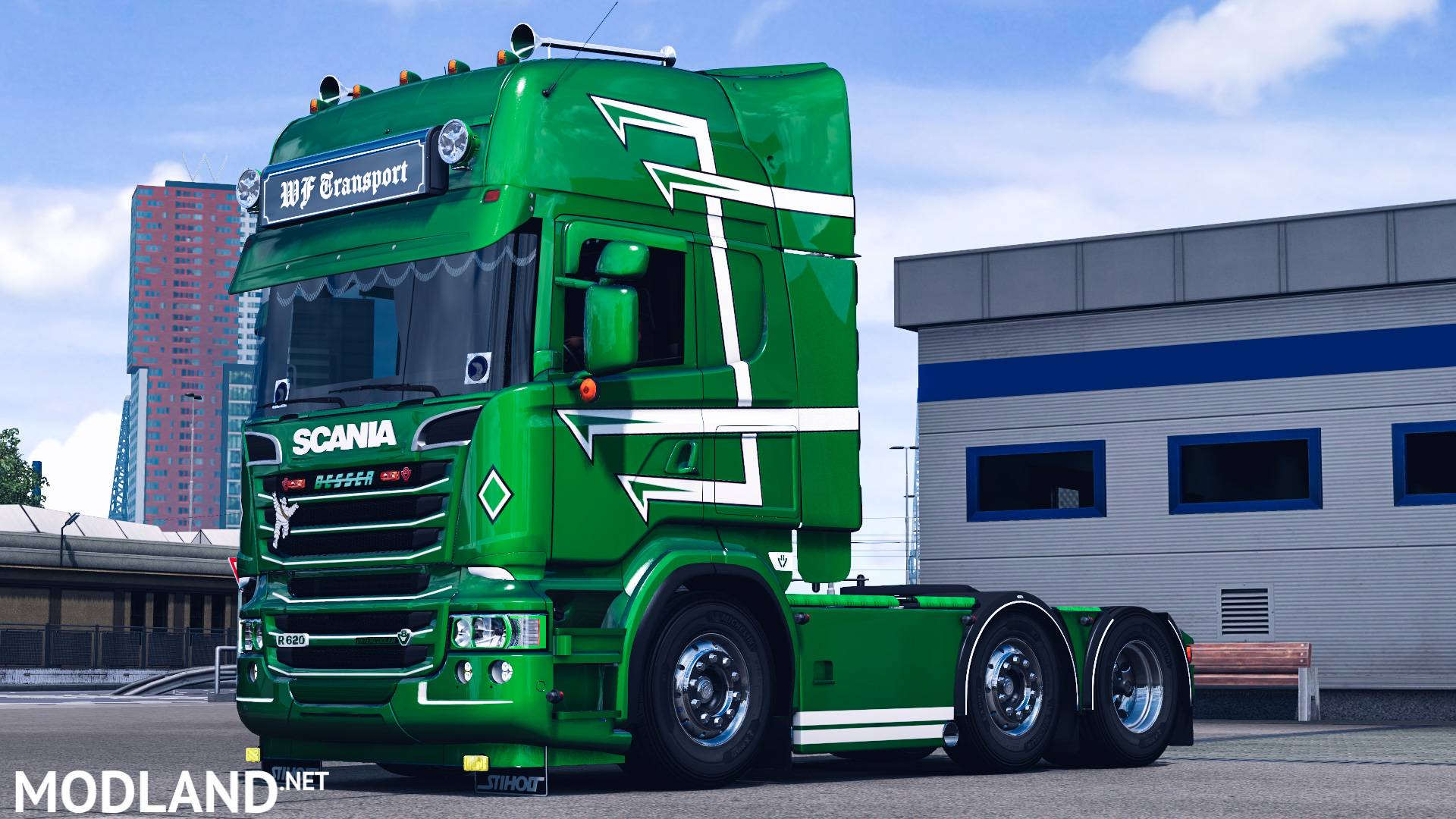 Danish Style Changeable Metallic Skin for Freds Scania 1.37 - ETS 2