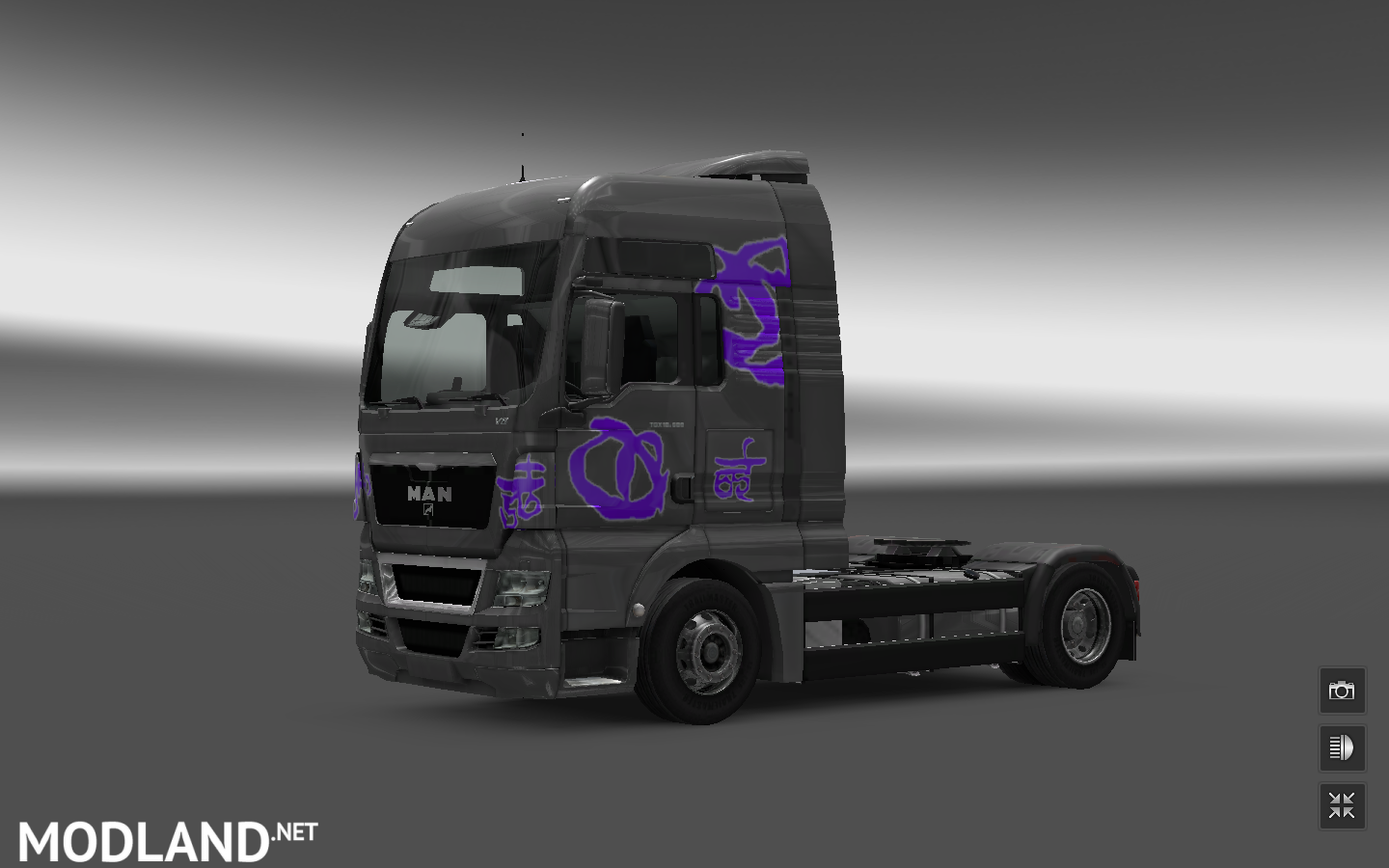 Cybertronian letters for MAN TGX - ETS 2