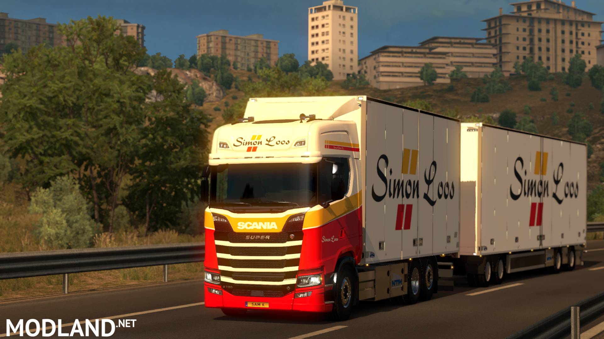 Simon Loos Special Edition 100ste Scania skin - ETS 2