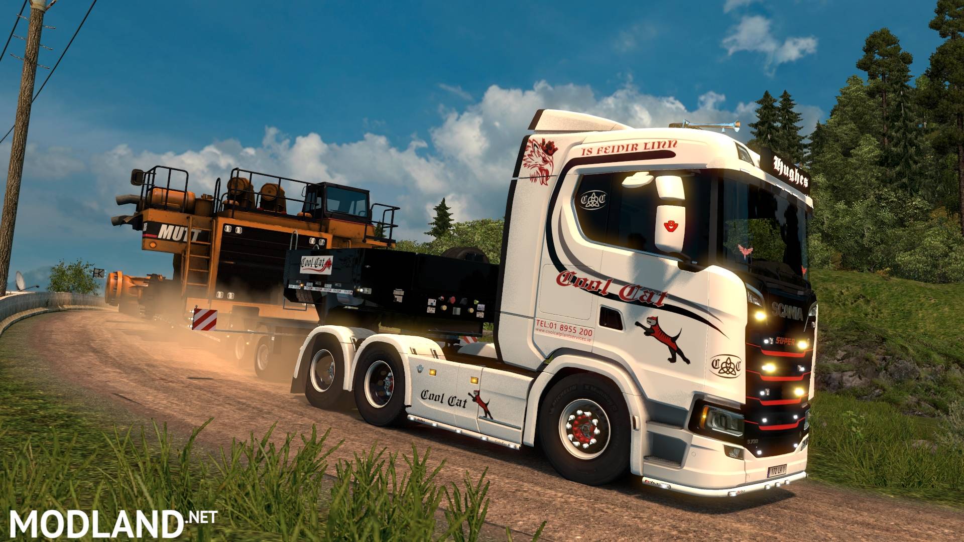 Cool Cat Plant Service skins - ETS 2