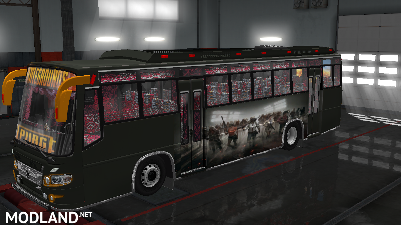 PUBG BUS SKIN FOR MARUTHI - ETS 2