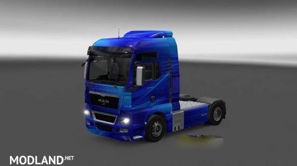 MAN TGX Blue Skin - ETS 2