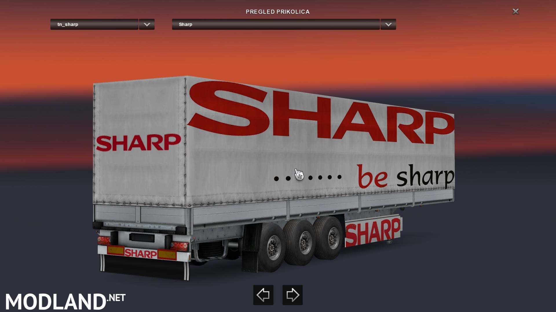 Sharp Trailer - ETS 2