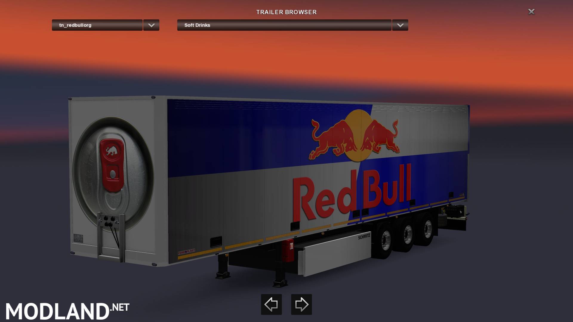 Red Bull Energy Drink Trailer - ETS 2