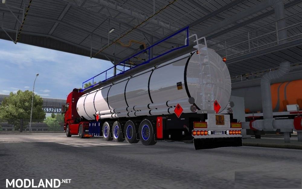 Chrom Cistern Trailer - ETS 2