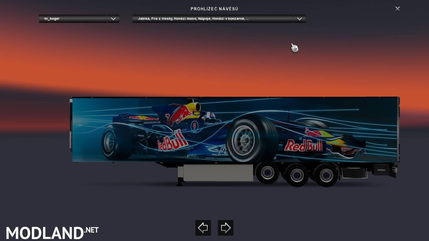 Kögel Trailer F1 Red Bull Racing Formula One Team - ETS 2