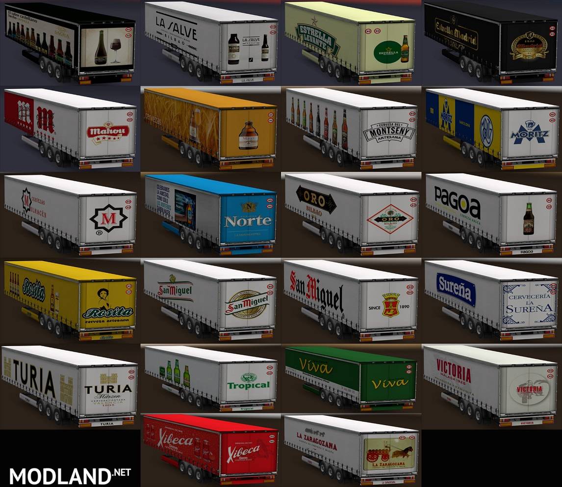 Spanish beer trailers - ETS 2
