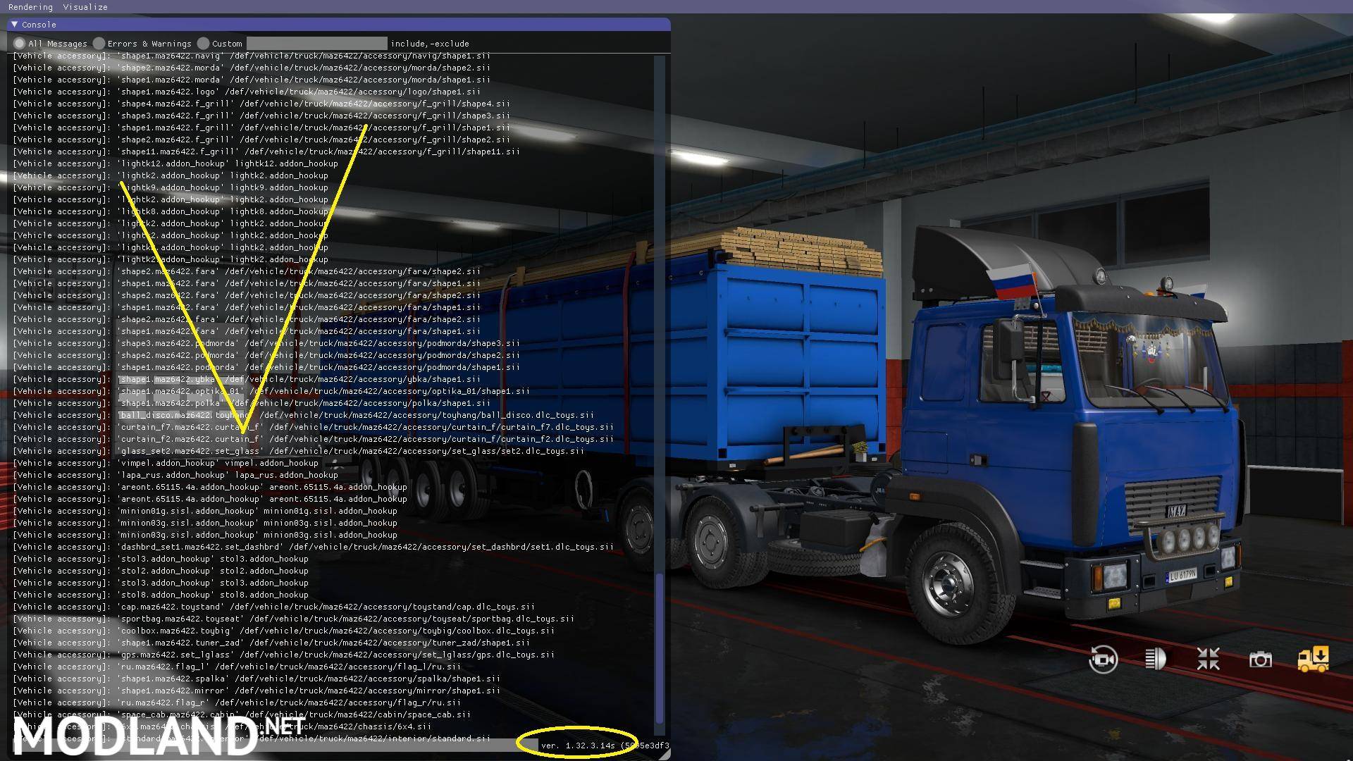 MAZ 6422M v3.0 v1.32.x - ETS 2