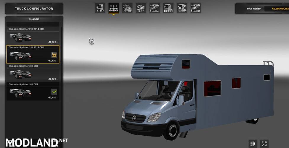 Mercedes Sprinter Mega Mod v 1.1 - ETS 2