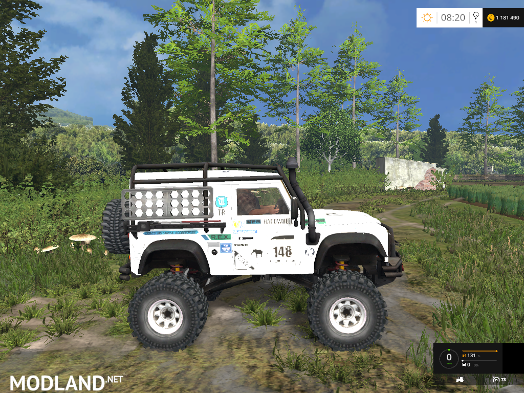Land Rover Defender Dakar White v 1.0 - FS 15