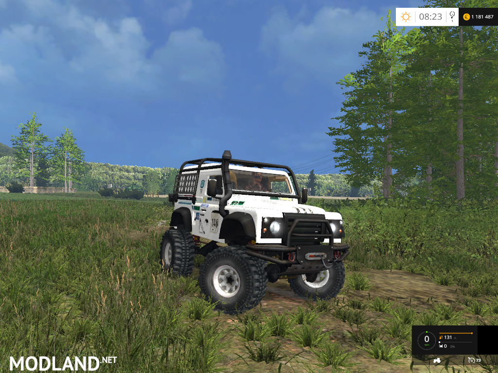 Land Rover Defender Dakar White v 1.0 - FS 15
