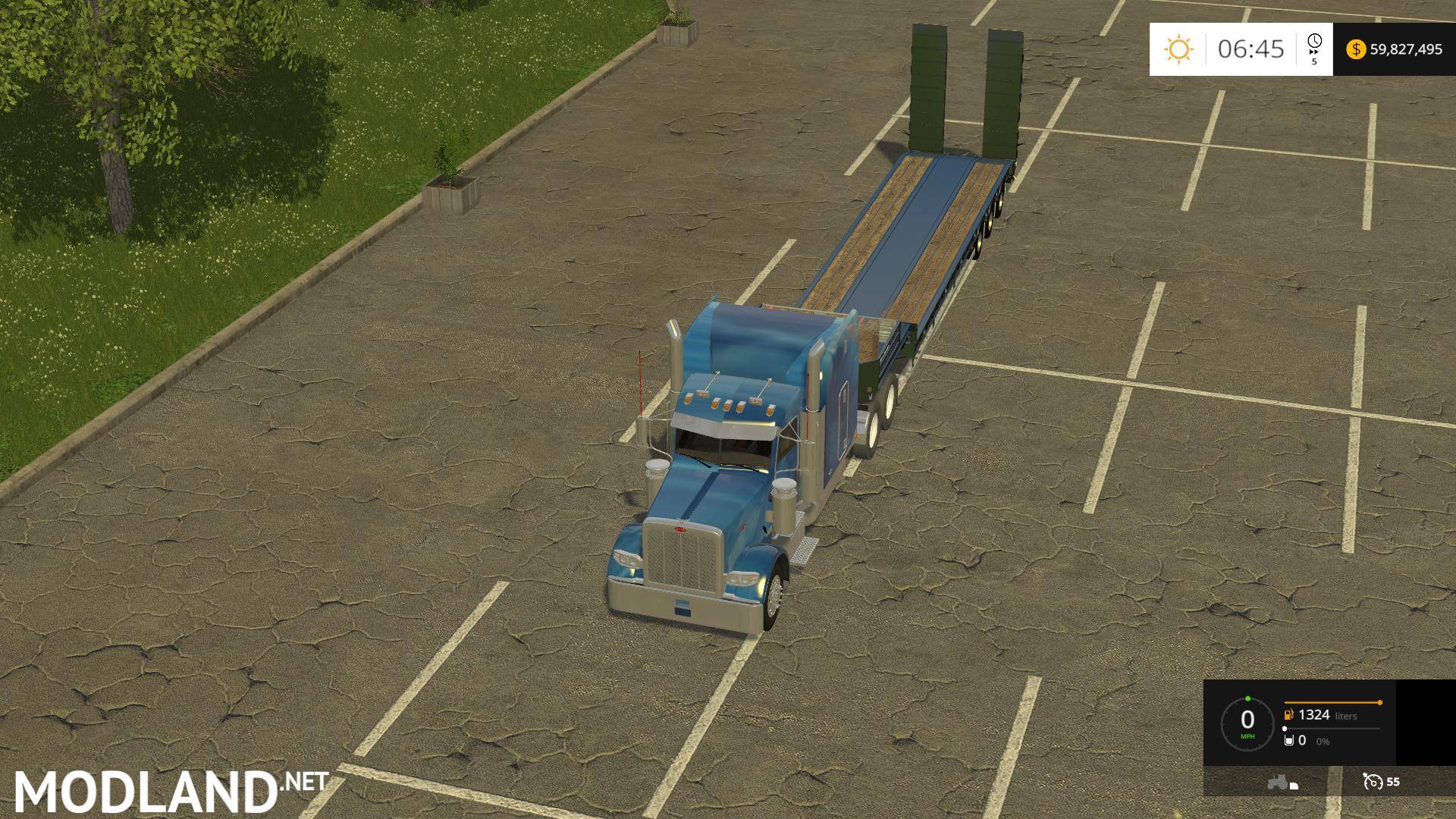 Gale Trailer Low Loader v 2.0 - FS 15