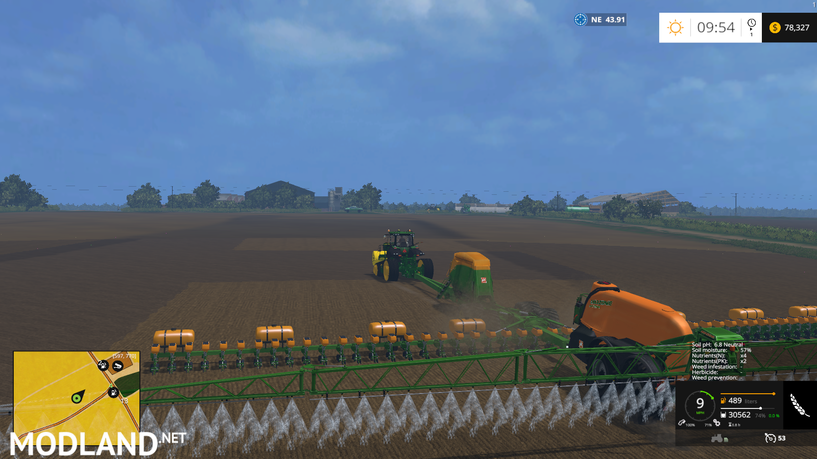AMAZONE 48 row seeder edited by FS 2k Modding - FS 15