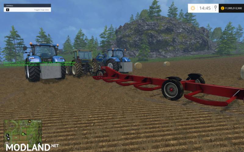 Notch Round Bale Trailer - FS 15