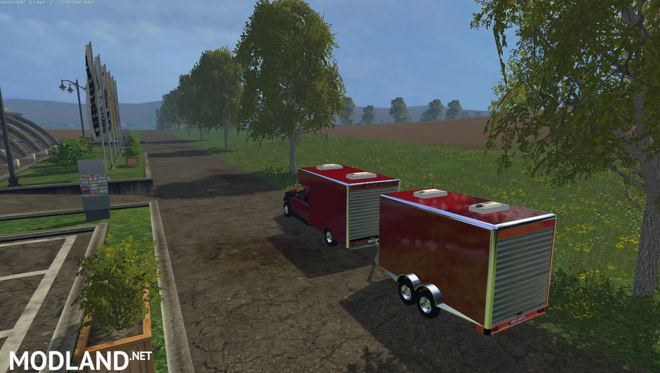 Ford F450 Utility Truck and Trailer - FS 15