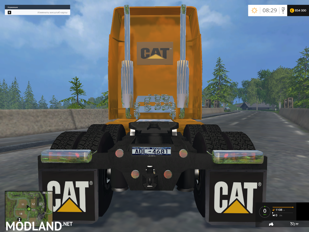 Kenworth KT2000 Truck with Caterpillar Skin - FS 15