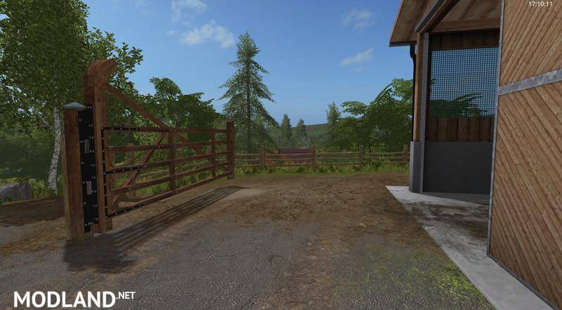 Animated paddock fence with gate v 1.0 - FS 17
