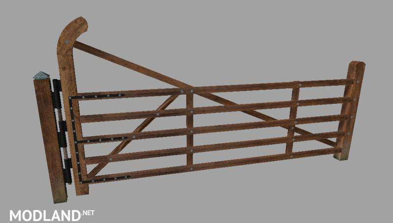 Animated paddock fence with gate v 1.0 - FS 17