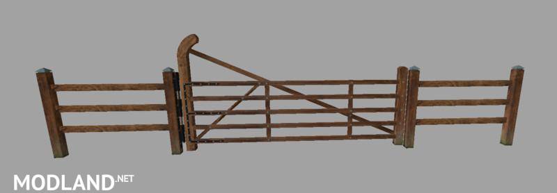 Animated paddock fence with gate v 1.0 - FS 17