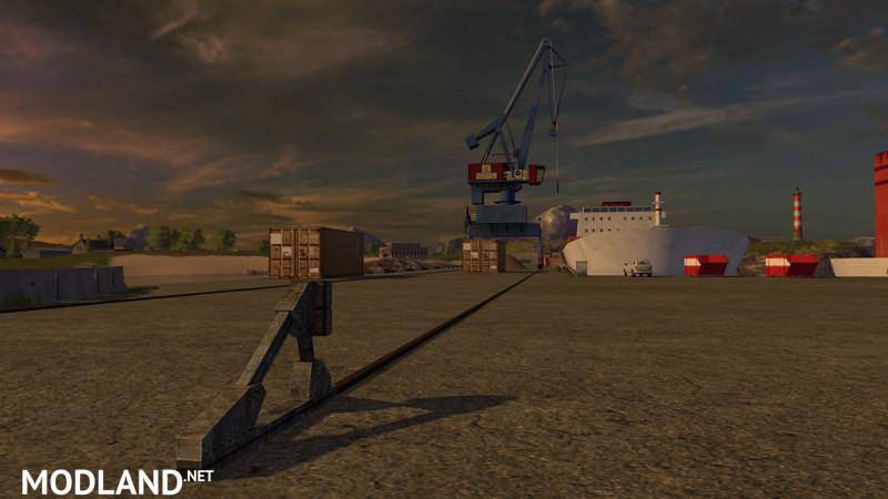 Harbor crane with spline v 1.0 - FS 17