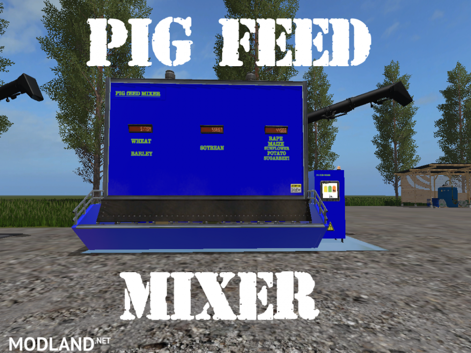 FS17 Placeable Pig Feed Mixer - FS 17