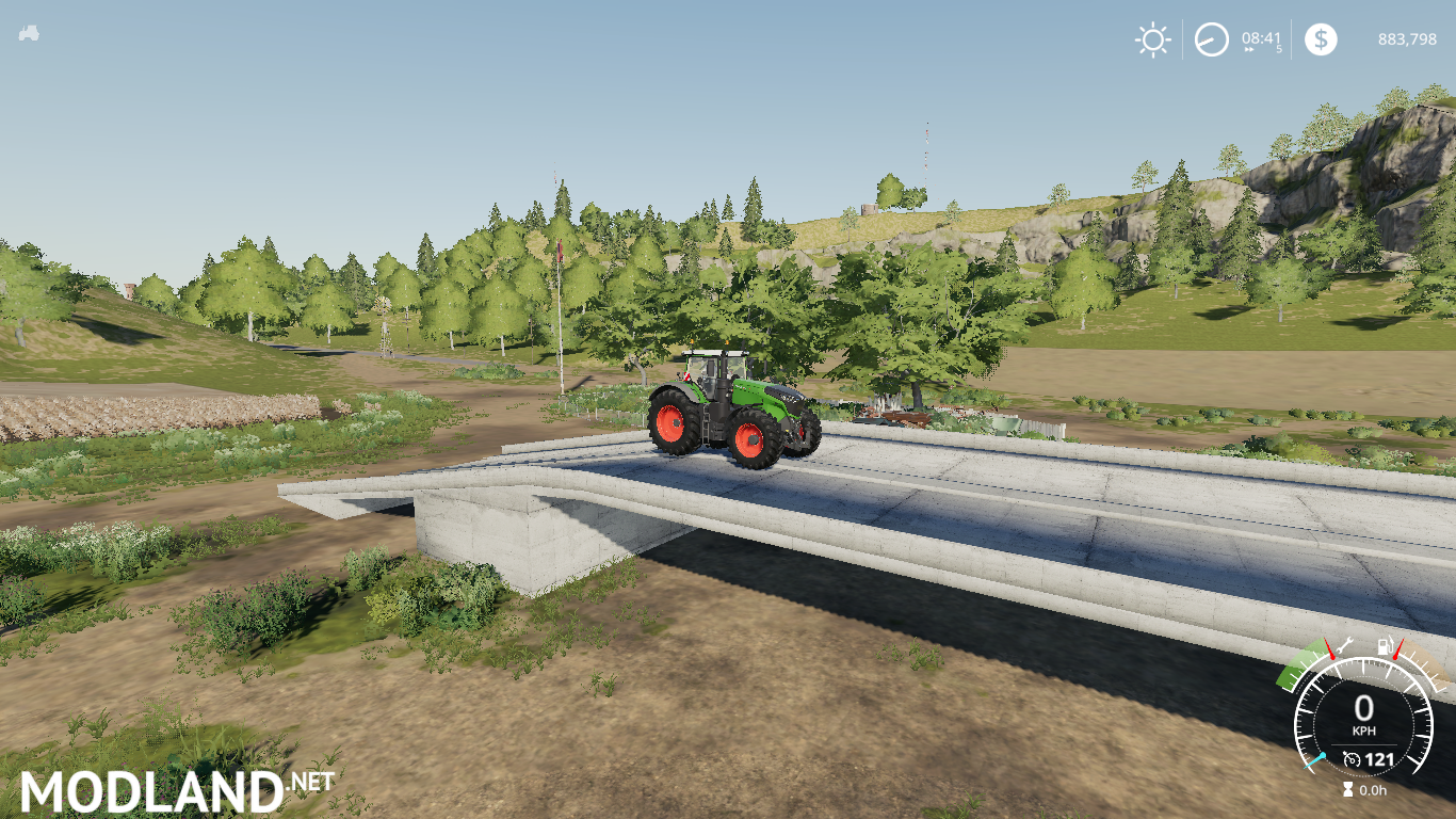 PLACEABLE BRIDGE v 1.1 - FS 19