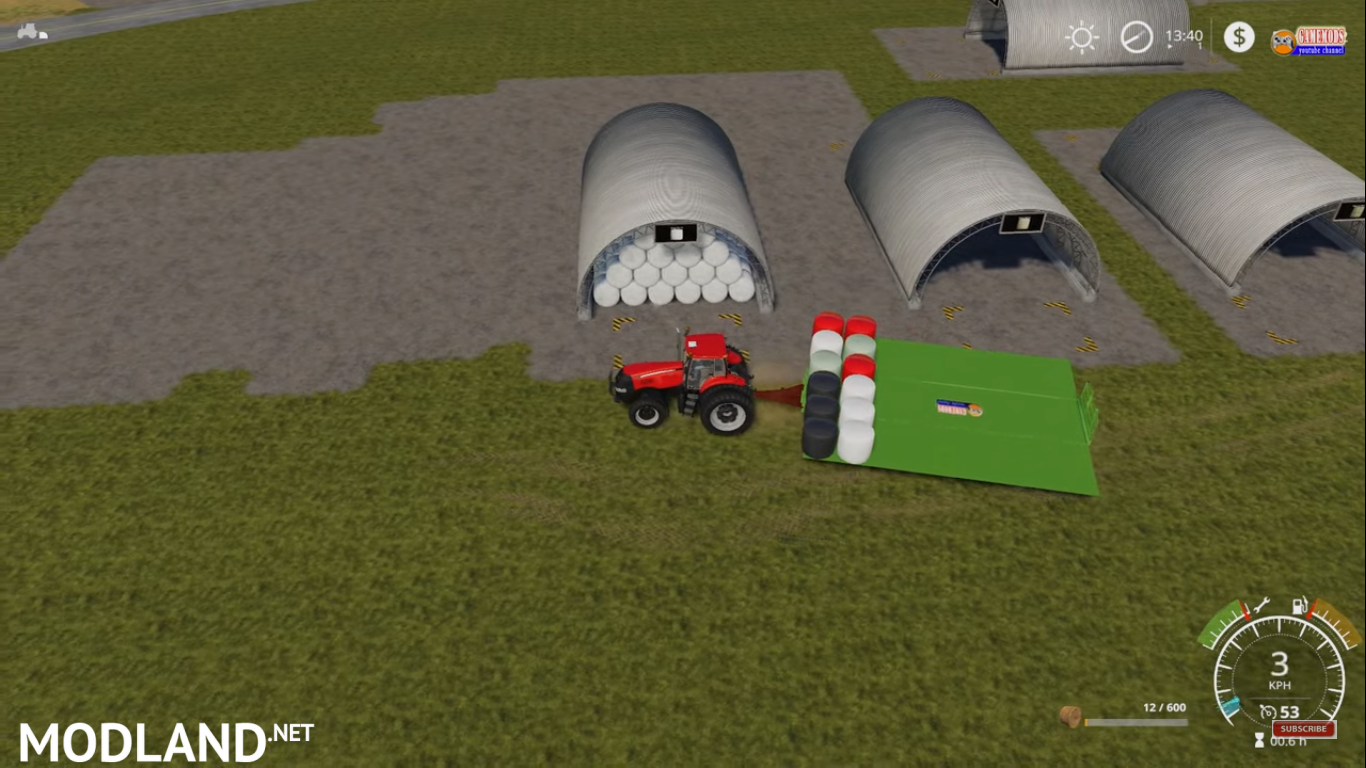 Automatic Large Round Bale Storage - FS 19