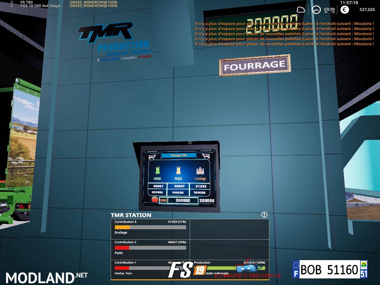 FS19 TMRStation v 2.0 - FS 19