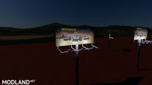 Placeable Advertisement Board v 1.0 - FS 19