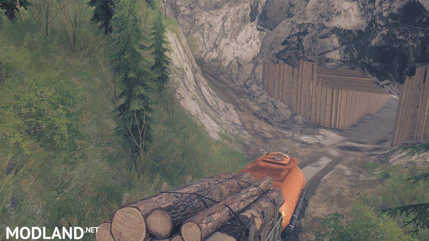 Map of the Valley of Bridges - MudRunner