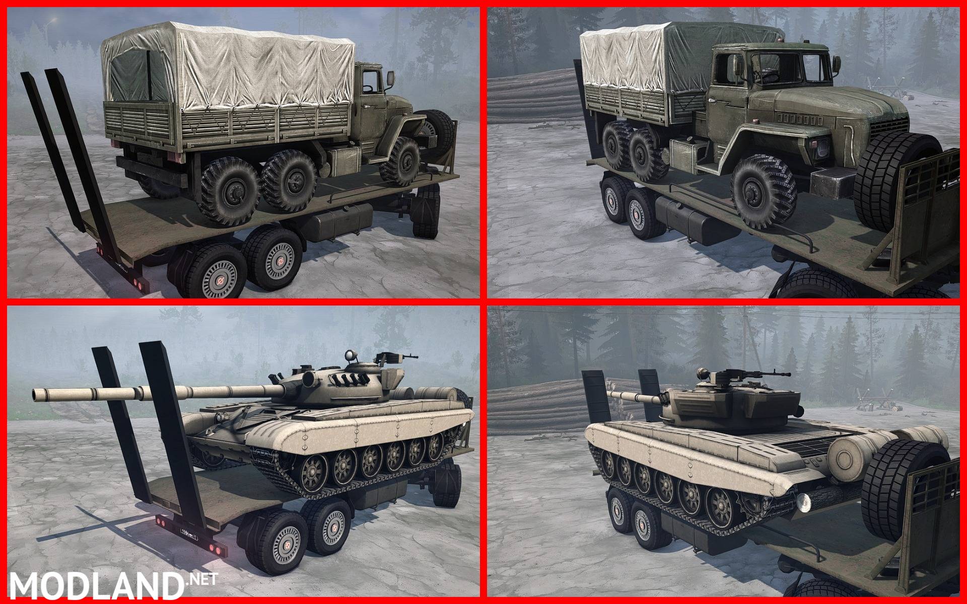 Pack trailers v 1.0 - MudRunner